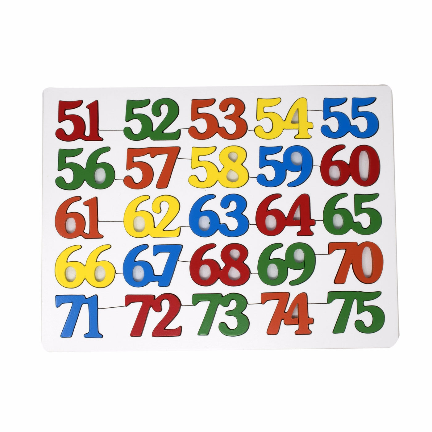 Number Puzzle 1 - 100 Early Learning Wooden Toy / Educational Toy ...