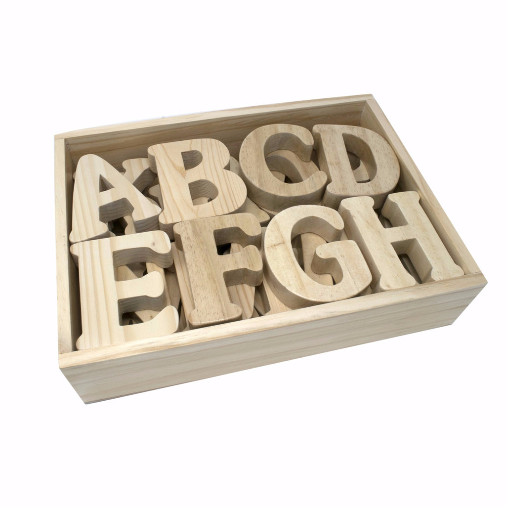 Uppercase Alphabet Box Early Learning Wooden / Educational Toy ...